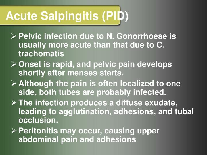 PPT - Pelvic Inflammatory Disease PowerPoint Presentation - ID:1285104