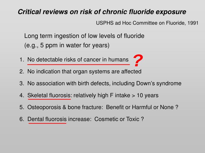 PPT - Fluoride Toxicity PowerPoint Presentation - ID:1285267