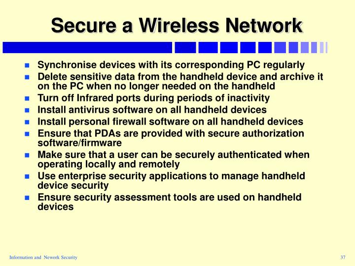 PPT - Introduction to Wireless Security Lecture 10 PowerPoint ...