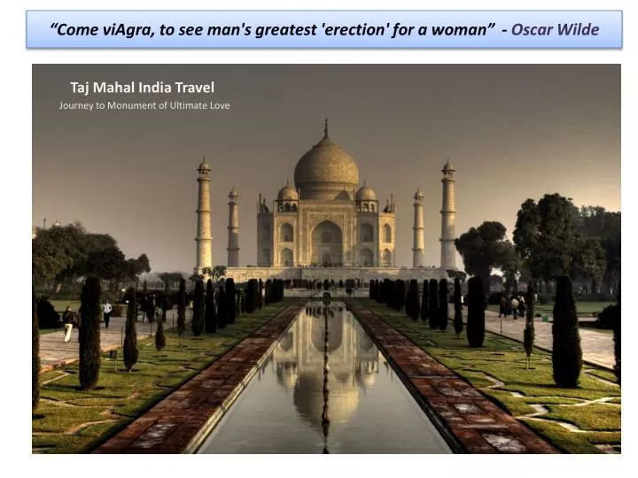 PPT - taj mahal india travel PowerPoint Presentation, free download ...