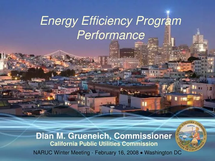 PPT - Energy Efficiency Program Performance PowerPoint Presentation ...
