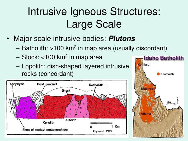 PPT - Intrusive and Extrusive Igneous Rock Structures PowerPoint ...