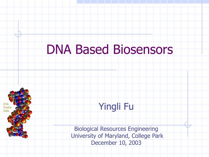 PPT - DNA Based Biosensors PowerPoint Presentation, free download - ID ...