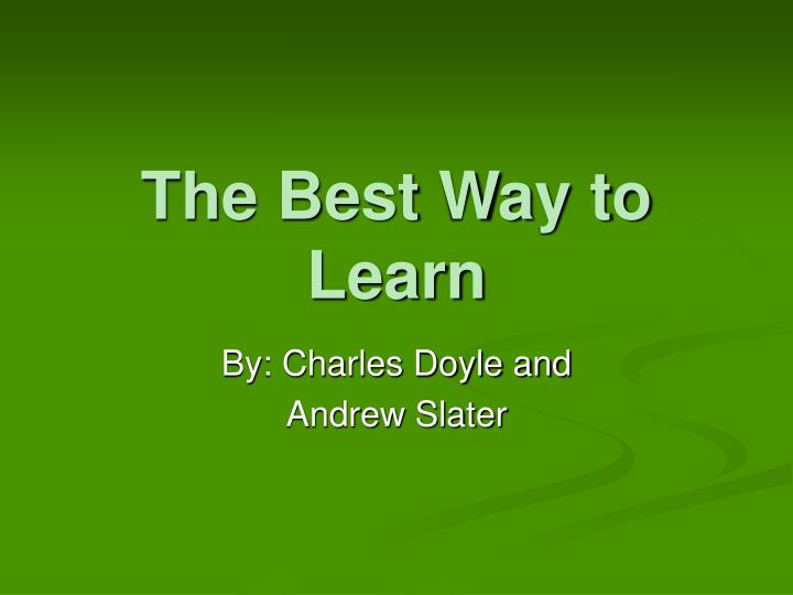 PPT The Best Way To Learn PowerPoint Presentation Free Download ID ppt-the-best-way-to-learn-powerpoint-presentation-free-download-id