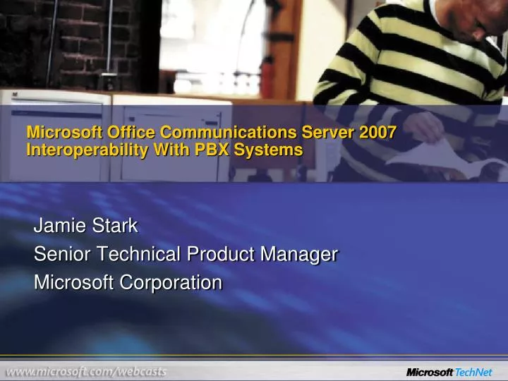 PPT - Microsoft Office Communications Server 2007 Interoperability With ...