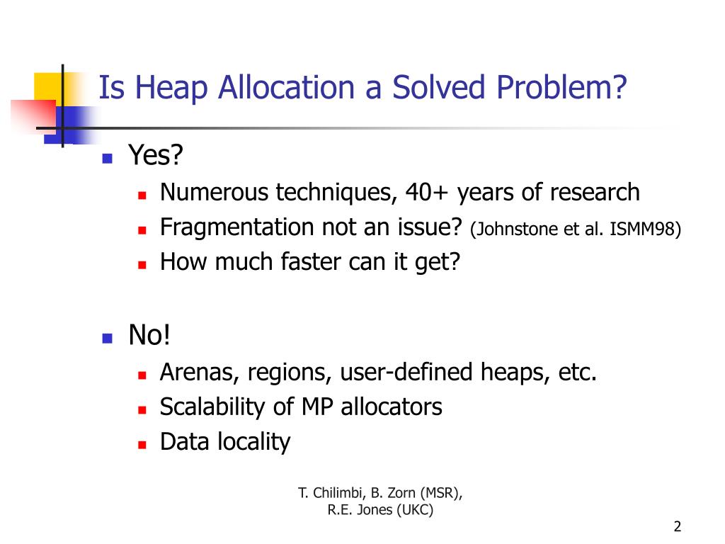 PPT - Designing a Trace Format for Heap Allocation Events PowerPoint ...