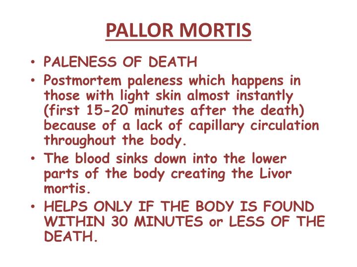 PPT - Determining the Time of Death (TOD) PowerPoint Presentation - ID ...
