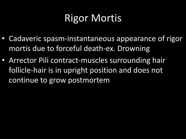 PPT - Determining the Time of Death (TOD) PowerPoint Presentation - ID ...
