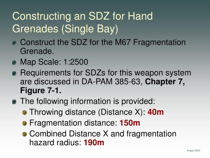 PPT - SDZ Construction: Hand Grenades PowerPoint Presentation - ID:1292655