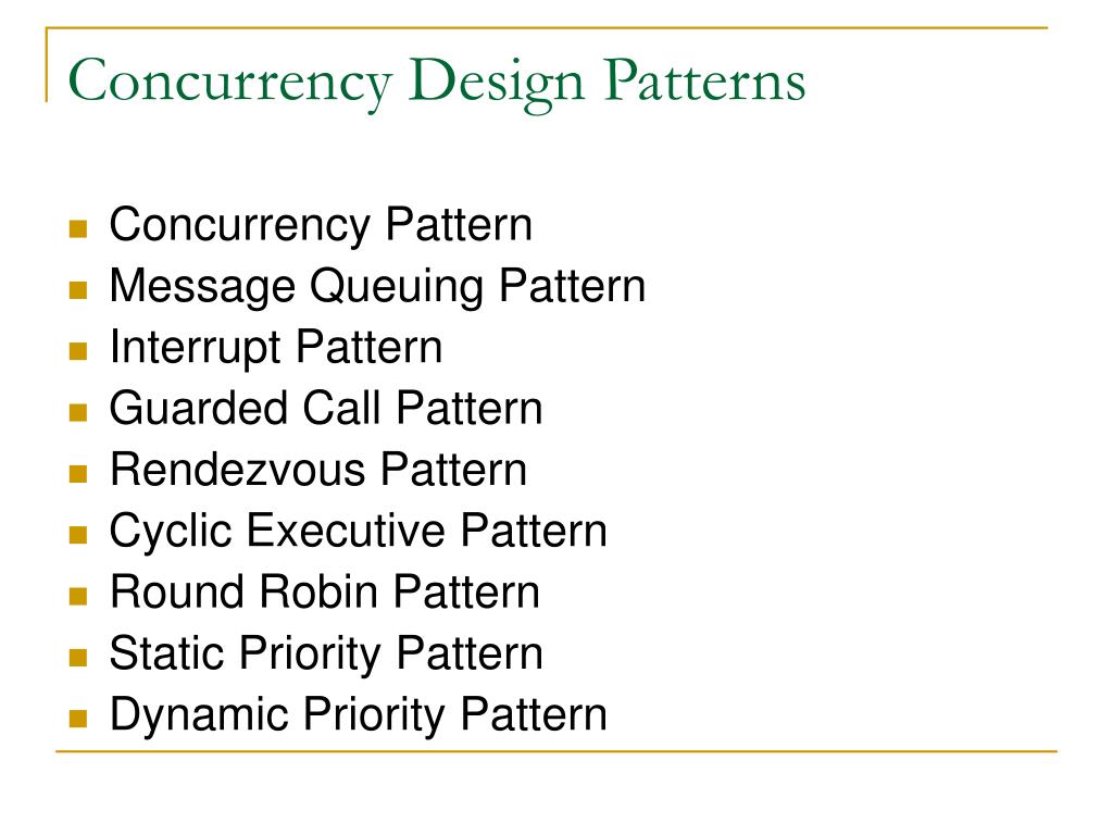 Ppt Concurrency Design Patterns Powerpoint Presentation Free