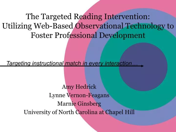 PPT - The Targeted Reading Intervention: Utilizing Web-Based ...