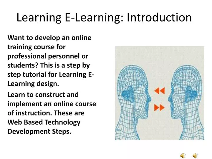 PPT - Learning E-Learning: Introduction PowerPoint Presentation, free ...