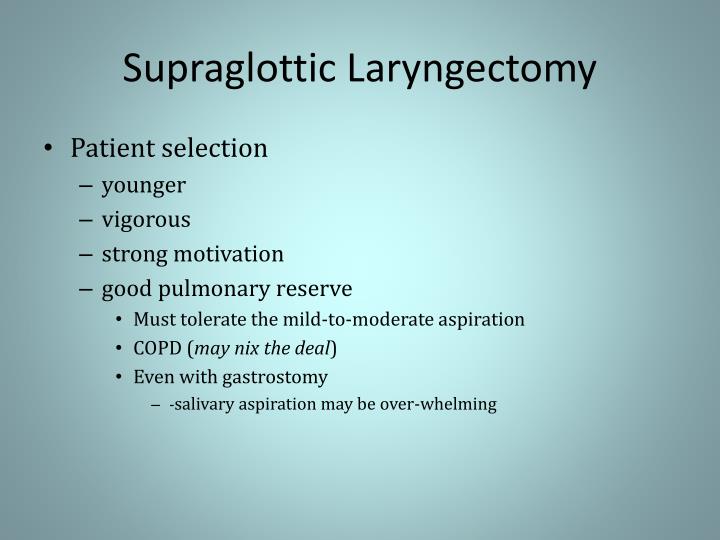 PPT - Malignant Lesions of the Larynx PowerPoint Presentation - ID:1293619