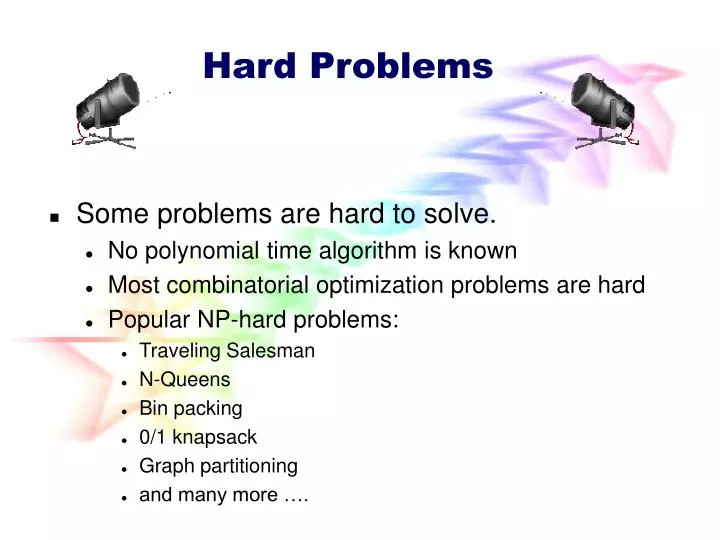 PPT - Hard Problems PowerPoint Presentation, free download - ID:1293787