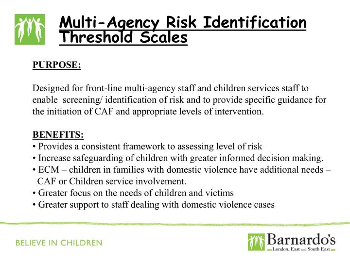 PPT - Barnardos Domestic Violence: Risk Assessment Model By Claudette ...