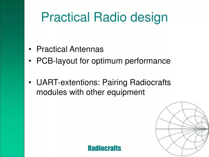 PPT - Practical Radio design PowerPoint Presentation, free download ...