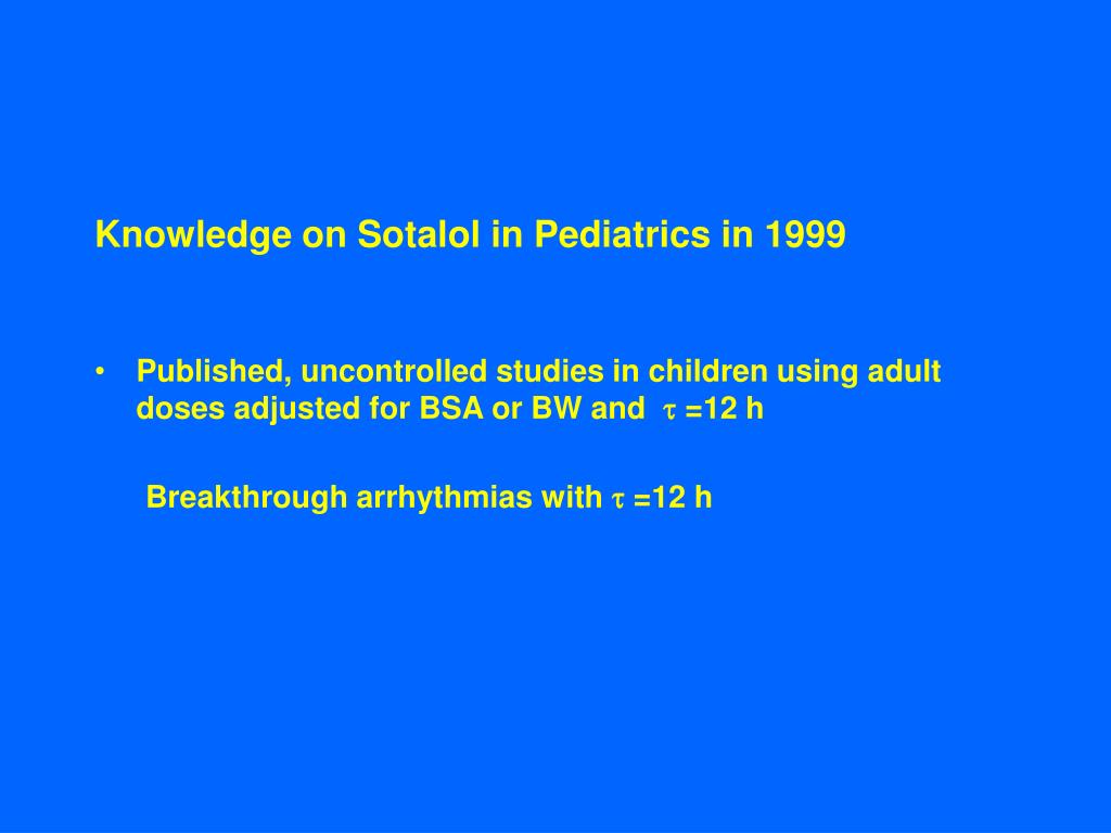 PPT - Sotalol PowerPoint Presentation, free download - ID:1294095