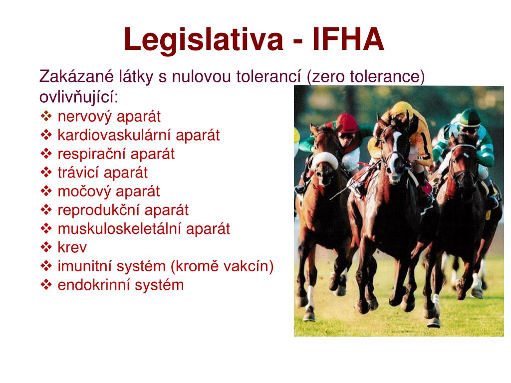 PPT - Antidopingová kontrola u sportovních a dostihových koní ...