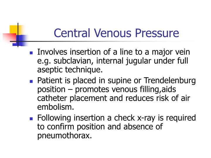 What Is The Central Venous Pressure at Ellen Hannan blog