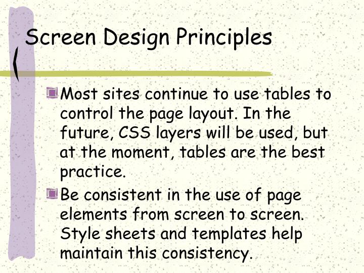 PPT - Web Design Principles PowerPoint Presentation - ID:1294991