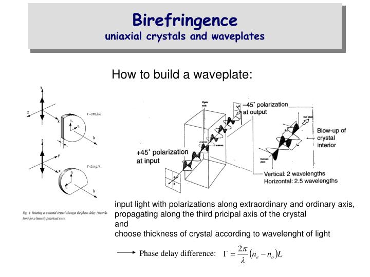 PPT - Birefringence PowerPoint Presentation - ID:1295117