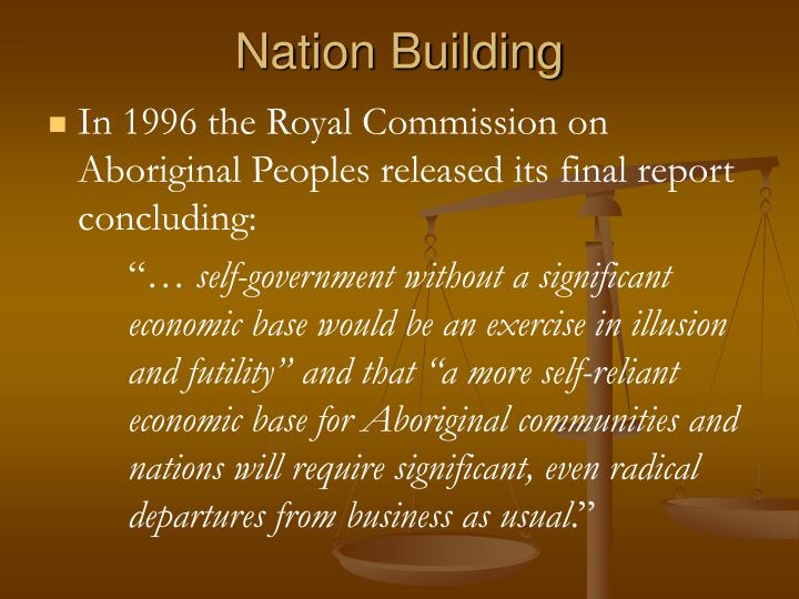 PPT - First Nations Gaming as Self-government Imperative: Ensuring the ...