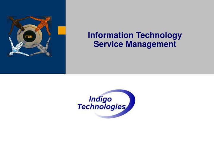 PPT - Information Technology Service Management PowerPoint Presentation ...