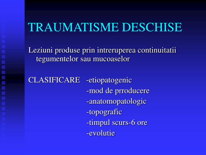 PPT - TRAUMATISME DESCHISE PowerPoint Presentation, free download - ID ...