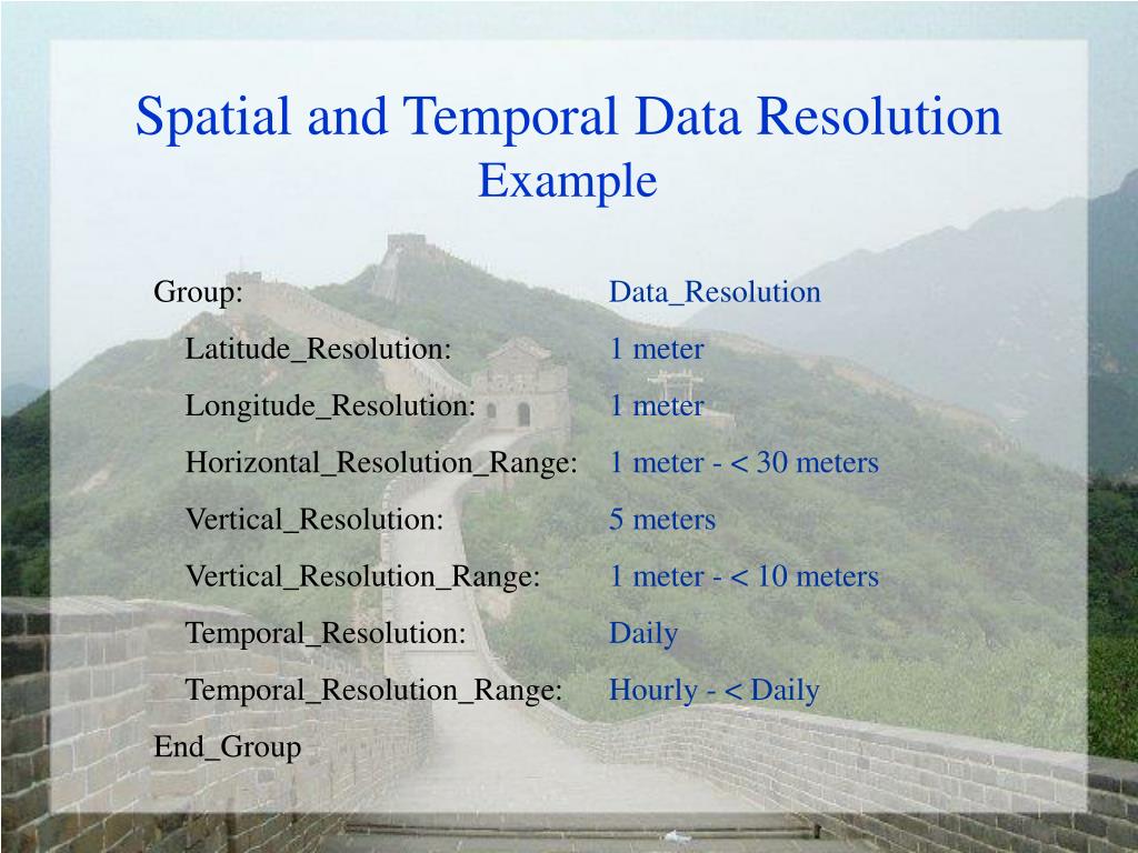 PPT - Temporal and Spatial Resolution Query PowerPoint Presentation ... PPT - Temporal and Spatial Resolution Query PowerPoint Presentation ...