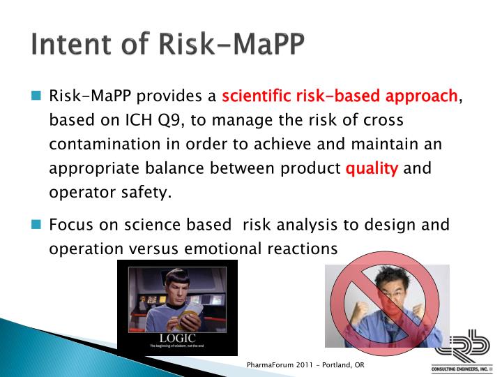 PPT - Risk- MaPP A cGMP Driver for Contained Equipment and Facility ...