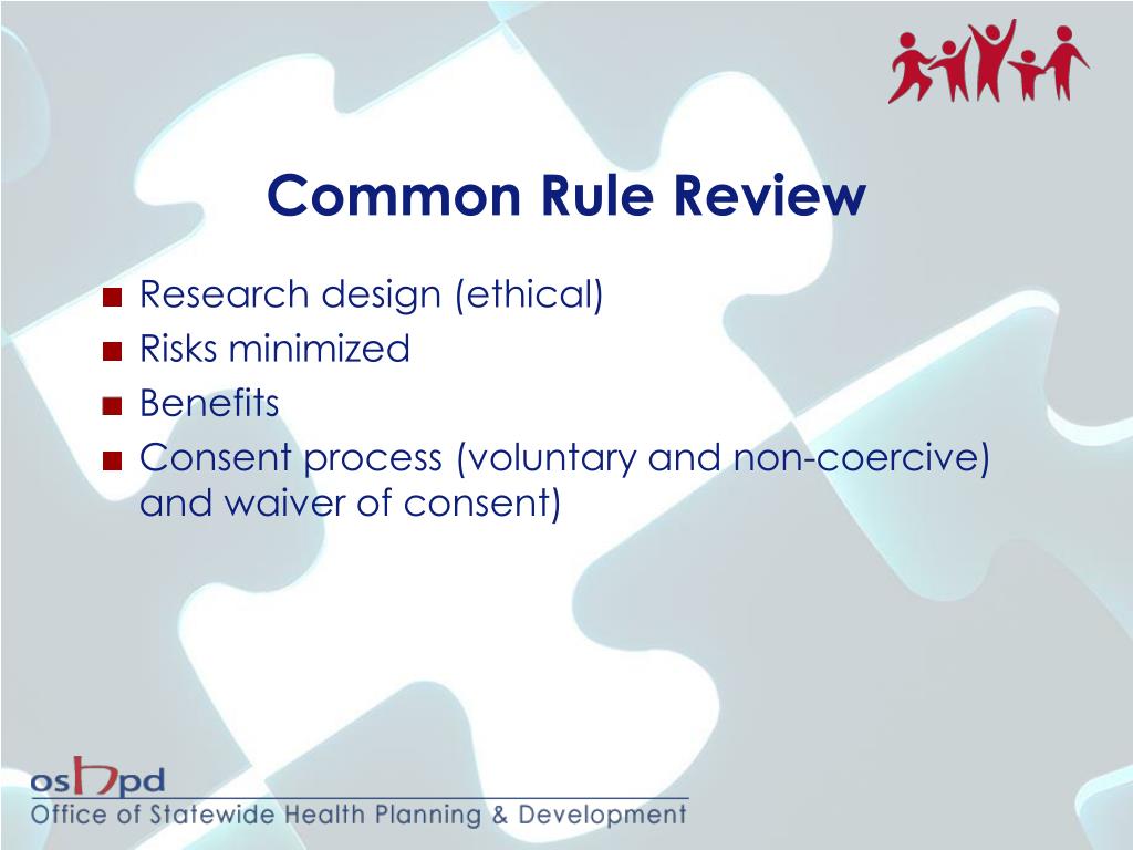 PPT - Protecting Human Subjects in Research: CPHS Overview PowerPoint ...