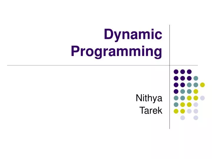 PPT - Dynamic Programming PowerPoint Presentation, free download - ID ...