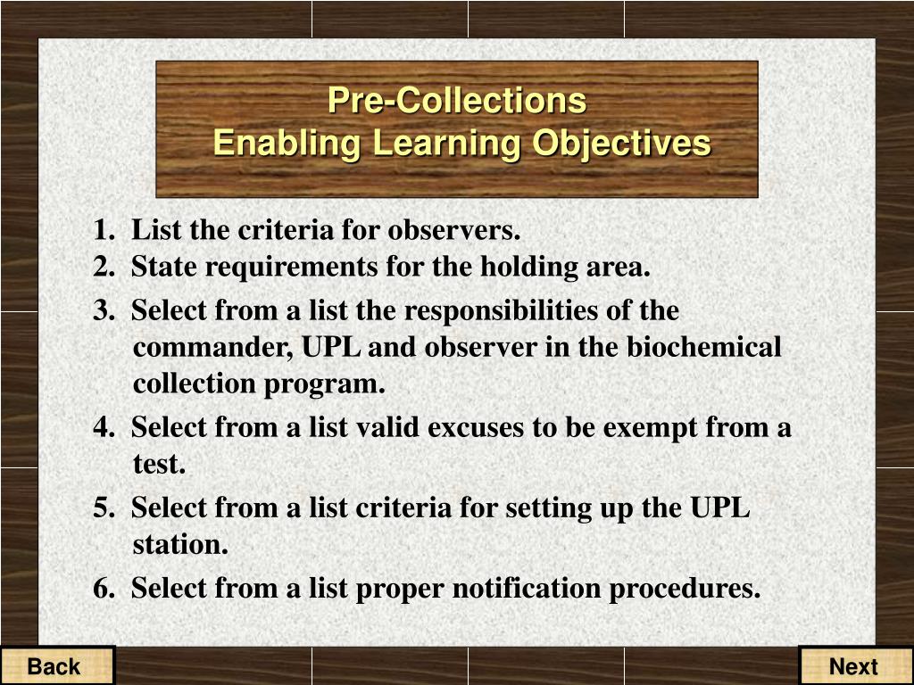PPT - Pre-Collections Enabling Learning Objectives PowerPoint ... PPT - Pre-Collections Enabling Learning Objectives PowerPoint ...