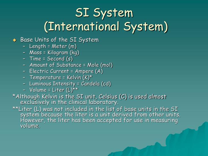 PPT - Unit #3 - Basic Clinical Laboratory Math PowerPoint Presentation ...