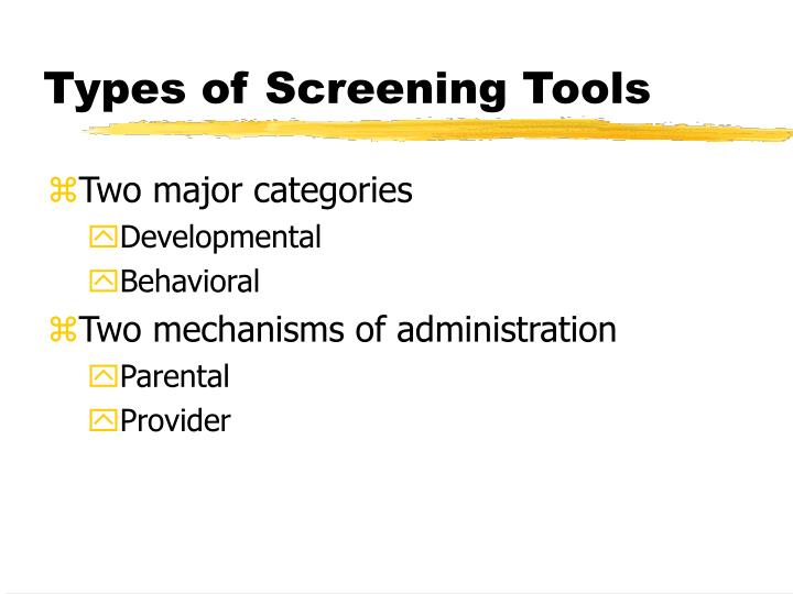PPT - Developmental Screens in the Office Setting PowerPoint ...