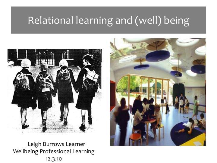 PPT - Relational learning and (well) being PowerPoint Presentation ...