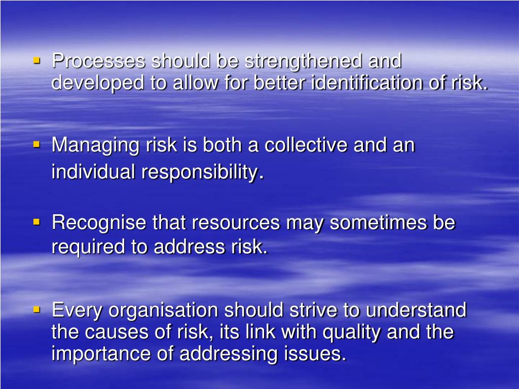 PPT - The Relationship between Clinical Governance, Risk Management and ...
