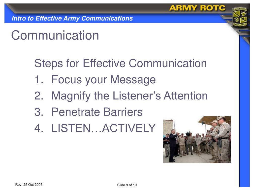 PPT - Introduction to Effective Army Communications PowerPoint ... PPT - Introduction to Effective Army Communications PowerPoint ...