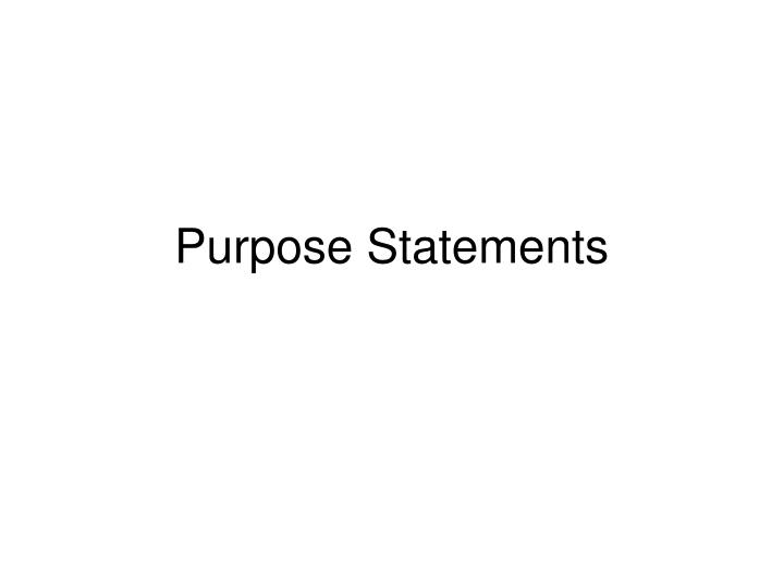 PPT - Program Planning: Purpose Statements, Goals, Objectives and Logic ...