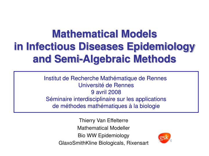 PPT - Mathematical Models in Infectious Diseases Epidemiology and Semi ... PPT - Mathematical Models in Infectious Diseases Epidemiology and Semi ...