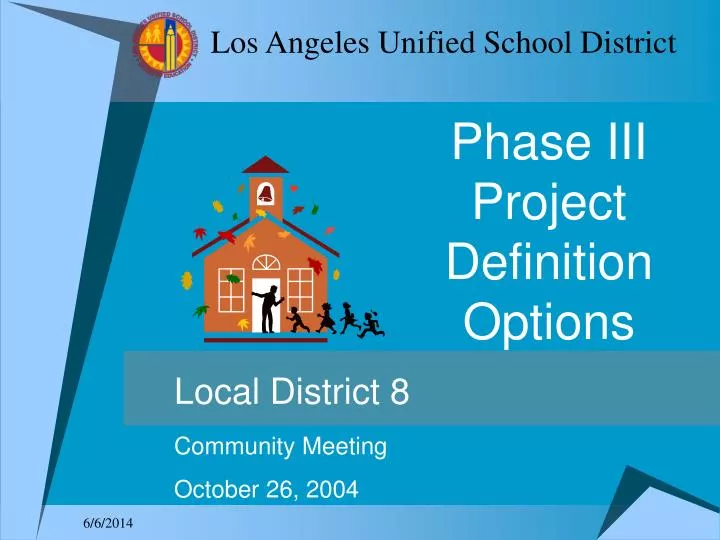 PPT - Phase III Project Definition Options PowerPoint Presentation ...