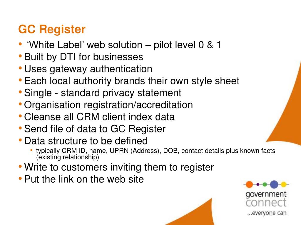 PPT - **Government Connect Programme: Building Connectivity for ...