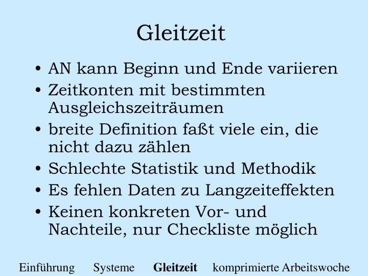 PPT - Arbeitszeitmodelle: PowerPoint Presentation - ID:1305588