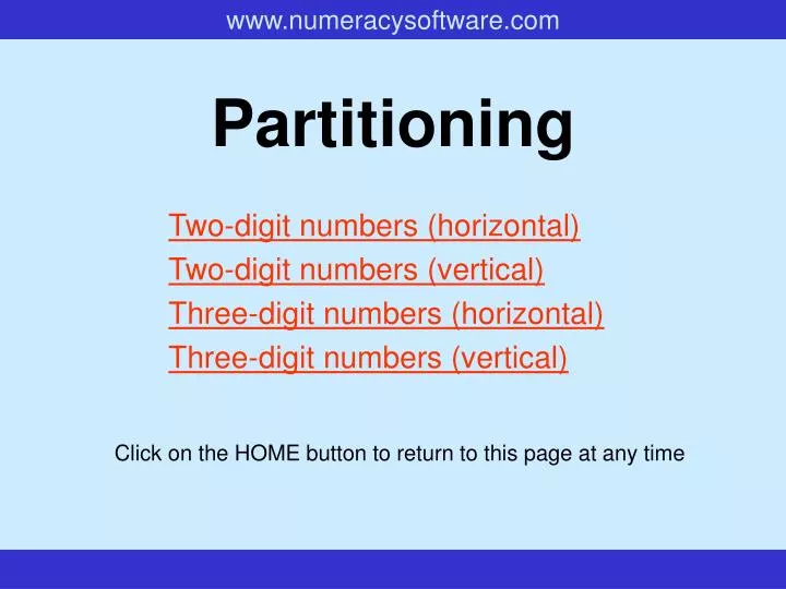 PPT - Partitioning PowerPoint Presentation, free download - ID:1306055