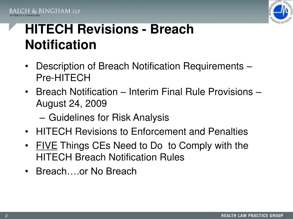 PPT - HHS’S HIPAA BREACH NOTIFICATION RULES WEBINAR Sponsored By ...