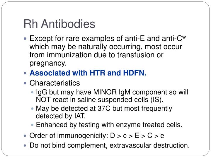 PPT - Unit 7 Rh BLOOD GROUP SYSTEM PowerPoint Presentation - ID:1308214