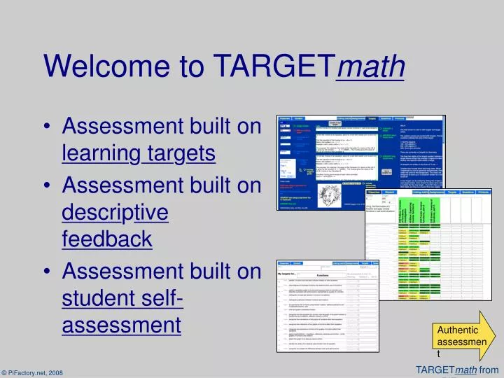 PPT - Welcome to TARGET math PowerPoint Presentation, free download ...