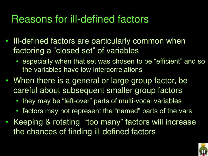 PPT - Factor Rotation & Factor Scores: Interpreting & Using Factors ...