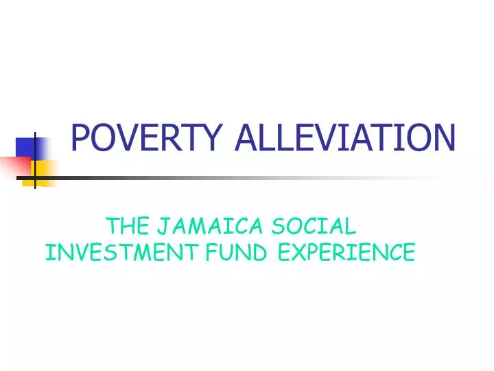 PPT - POVERTY ALLEVIATION PowerPoint Presentation, free download - ID ...