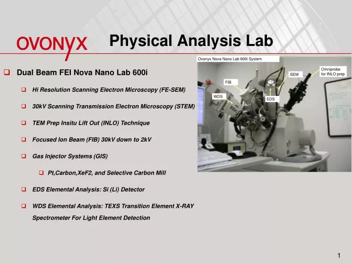PPT - Physical Analysis Lab PowerPoint Presentation, free download - ID ...